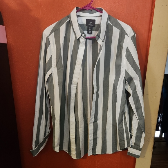 H&M | Shirts | Hm Men Dress Shirt | Poshmark